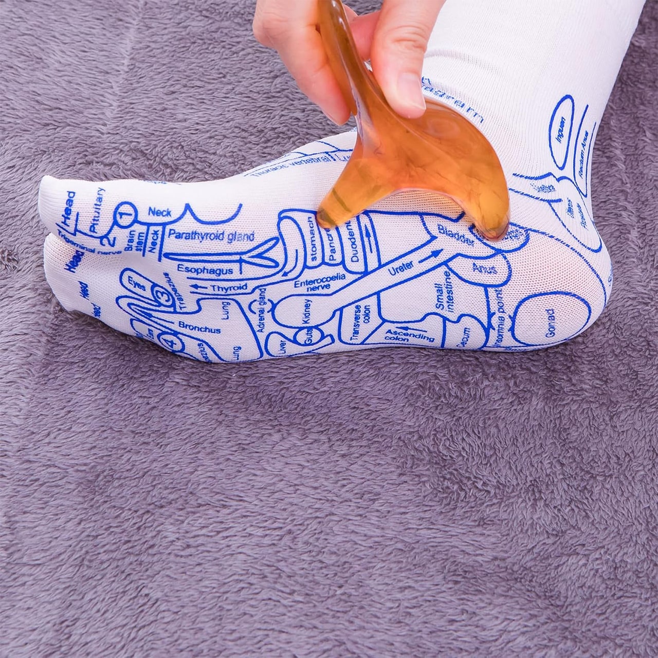 ReflexSocks, reflexzónás zoknik masszázspálcával – Shopstar